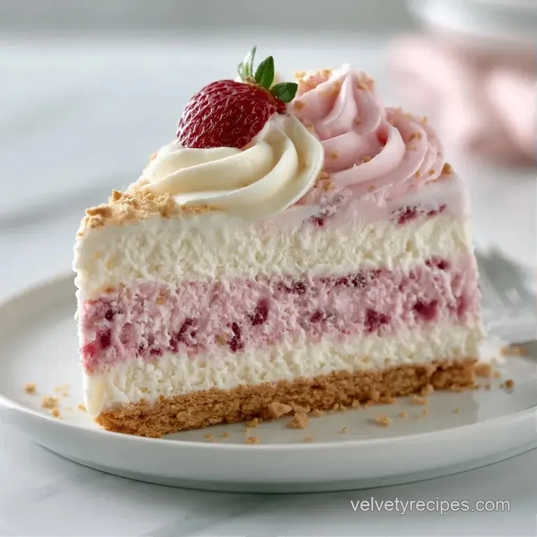 Strawberry Ice Cream Cake for 12 Servings - Velvety Recipes